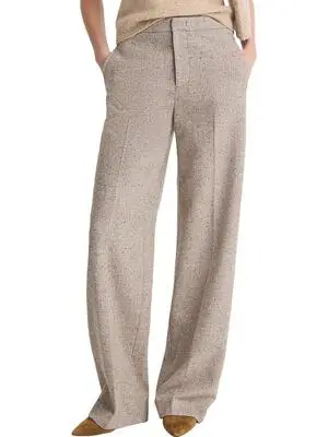 Vince Mid-rise Donegal Pants - Oat Stone
