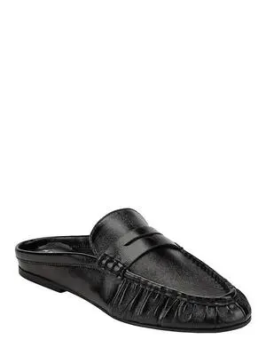 MARC FISHER LTD. Jaynie Leather Mules Black