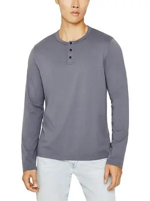Ag Regular Fit Henley Shirt Slate Sky