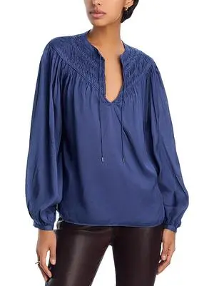 Paige Milani Blouse - Pale Sapphire