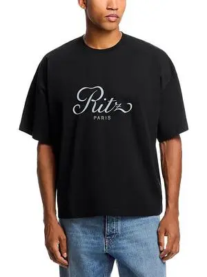FRAME Ritz Graphic Tee - Black