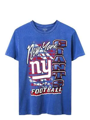 Junk Food Clothing Nfl New York Giants Brick Vintage Tee - Liberty