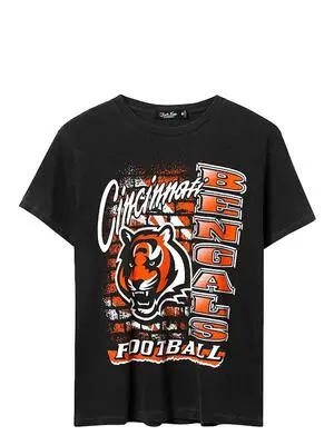 Junk Food Clothing Nfl Cincinnati Bengals Brick T-shirt - True Black