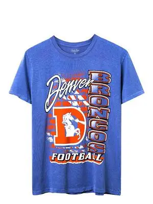 Junk Food Clothing Nfl Denver Broncos Brick Vintage Tee - Liberty