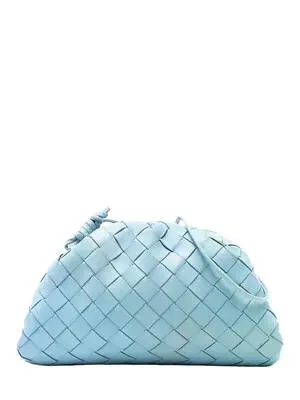 Bottega Veneta Nappa Intrecciato Mini Pouch - Blue