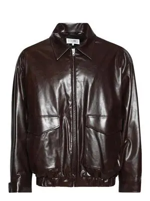 MAISON MARGIELA Viscose Sport Jacket - Burgundy