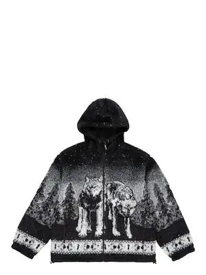 Supreme B.b. Simon Reversible Hooded Fleece Jacket - Black