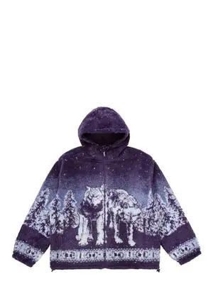 Supreme B.b. Simon Reversible Hooded Fleece Jacket - Purple