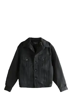 Balenciaga Standing Collar Jacket - Black