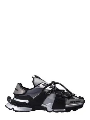 Dolce & Gabbana Space Sneakers - Black/grey/silver