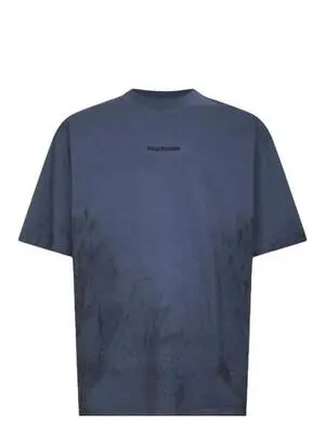 Balenciaga Medium Fit T-shirt - Faded Dark Blue Black