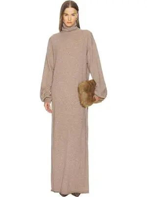 SRG SRG Sascha Knit Turtleneck Maxi Dress Ivory