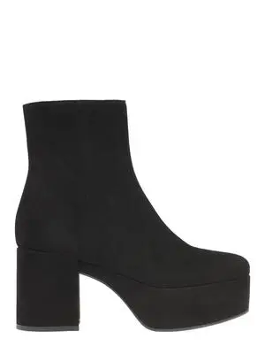 GIANVITO ROSSI Sally Suede Booties - Black - Suede