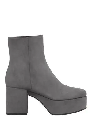 GIANVITO ROSSI Sally Suede Booties - Grey - Suede