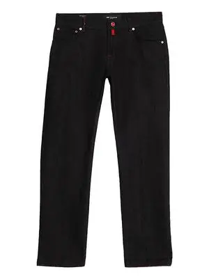 Kiton Straight-Fit Jeans Blk