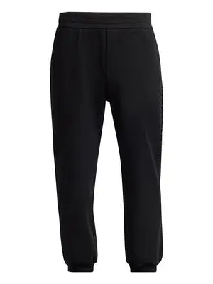 Moncler Fleece Logo Sweatpants - Black