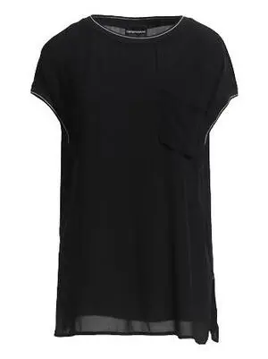 Emporio Armani Crepe Top - Black