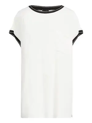 Emporio Armani Crepe Top - White