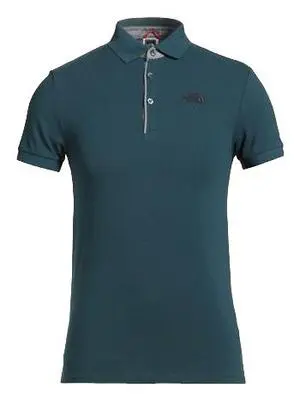The North Face Polo Shirt Deep Teal Size Cotton - Green