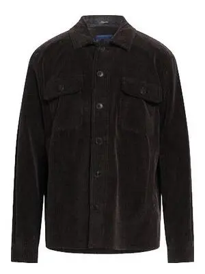 DRUMOHR Shirt Dark Size Cotton - Brown