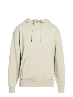 BOSS Cotton French Terry Logo Hoodie - Beige