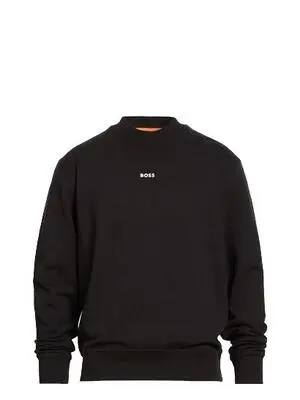 BOSS Cotton Terry Sweatshirt - Black