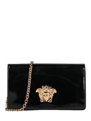Versace Cross-body Bag In Calfskin - Black