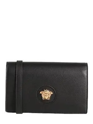 Versace Calfskin Cross-body Bag - Black