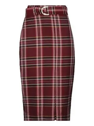 LIU •JO Midi Pencil Skirt - Red