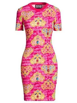 Versace Mini T-shirt Dress - Pink