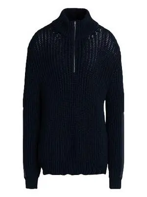 Herno Knit Half-zip Sweater - Blue