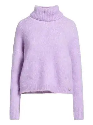 Herno Turtleneck Knit Top - Purple