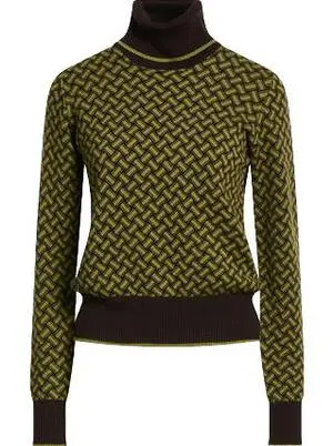 DRUMOHR Turtleneck Cashmere Sweater - Green