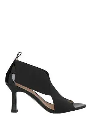 ZINDA Spool Heel Sandals - Black