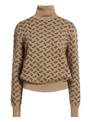 Herno Turtleneck Virgin Wool Knit - Beige