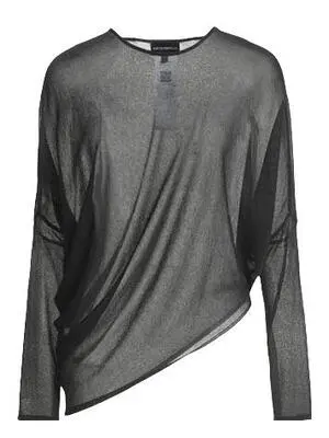 Emporio Armani Metallic Fiber Top - Black