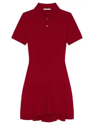 Givenchy Polo Wool And Cashmere Dress - Deep Red