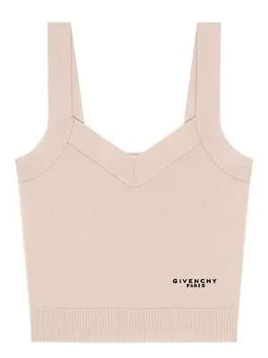Givenchy Wool And Cashmere Tank Top - Powder