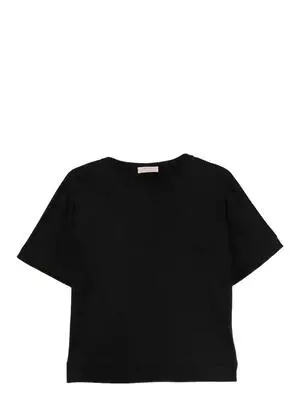 PUROTATTO Crewneck Short-sleeve T-shirt - Black