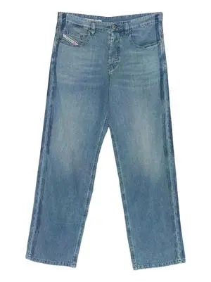 DIESEL Five-pocket Jeans With Side Details - Blue