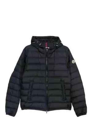 Moncler Quilted Hooded Jacket - Blue