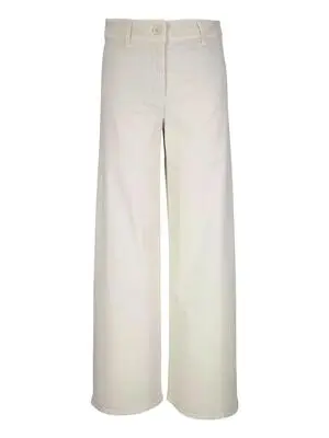 NILI LOTAN Megan Button Wide Leg Jeans