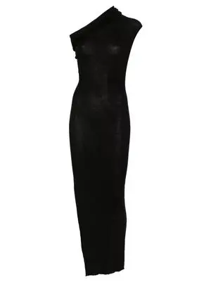 Rick Owens Asymmetric Strapless Dress - Black