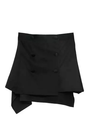 VIVIENNE WESTWOOD Marta Button Mini Skirt - Black