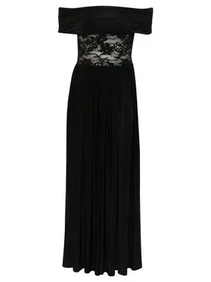 Zimmermann Lace-panel Midi Dress - Black