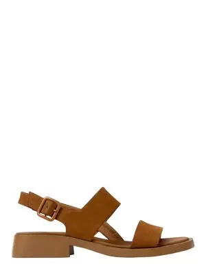 Camper Dana Buckle Strap Sandals - Brown