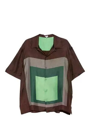 Loewe Silk Shirt - Brown
