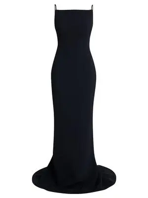 Givenchy Square-neck Trumpet Gown - Black