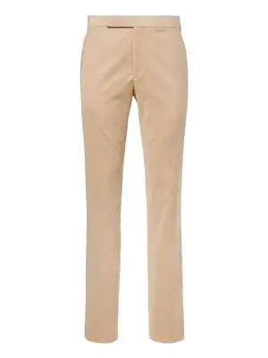 Ralph Lauren Purple Label Cotton Corduroy Straight Pants - Beige