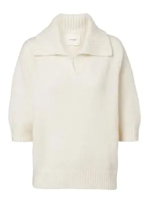 LISA YANG Lailai Cashmere And Silk Polo Sweater